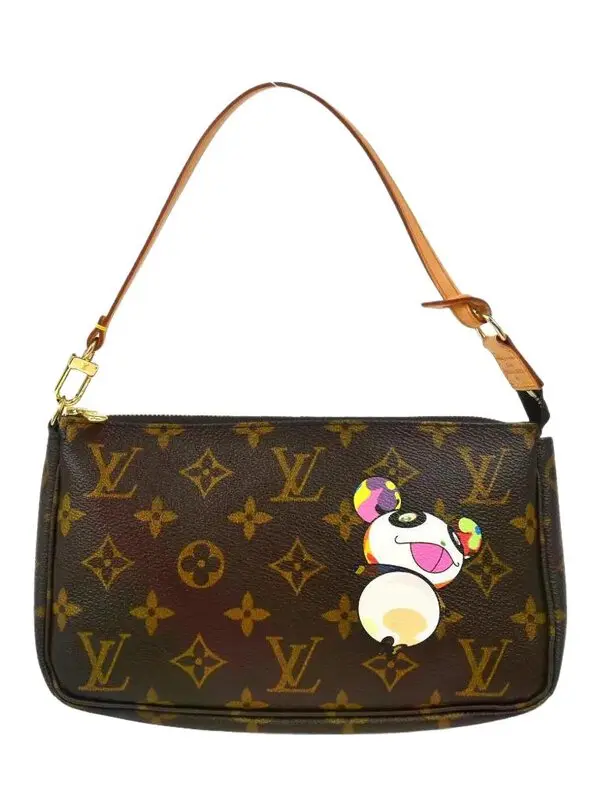 LOUIS VUITTON 2004 Panda Pochette Handbag - Brown