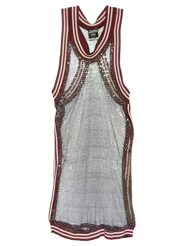 Jean Paul Gaultier 2007 Sequin-embellished Dress - Grey