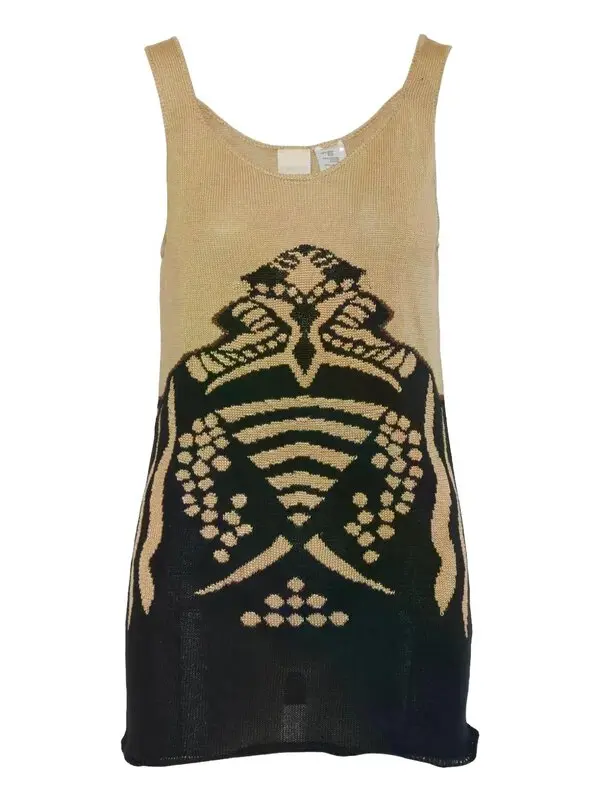 KRIZIA Patterned Tank Top - Neutrals