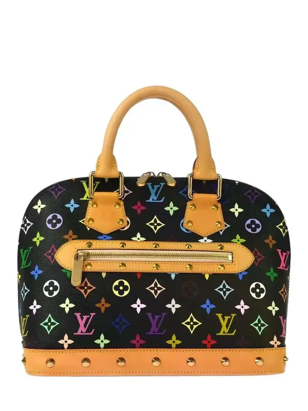 LOUIS VUITTON X Takashi Murakami 2007 Alma Handbag - Black