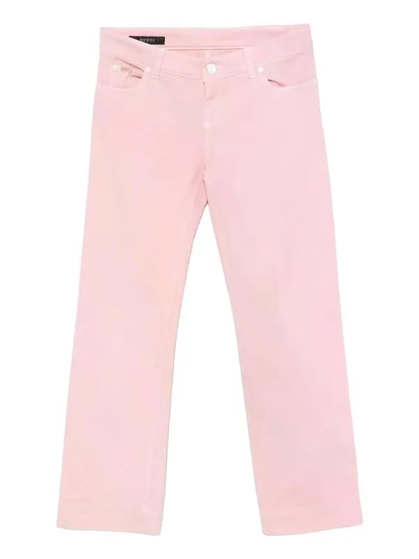 Gucci 2000s Twill-weave Trousers - Pink