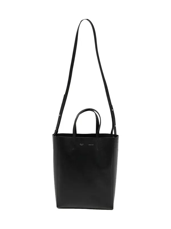 Celine Leather Tote Bag - Black