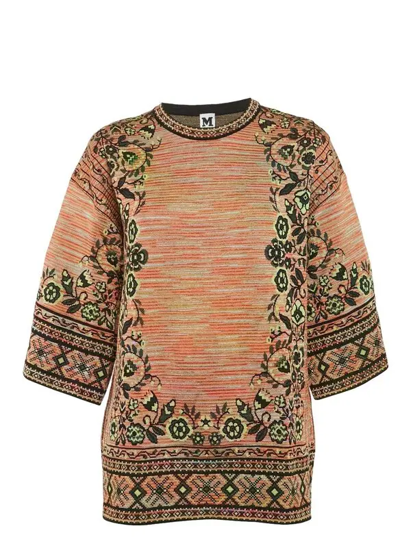 Missoni Floral-pattern Top - Brown
