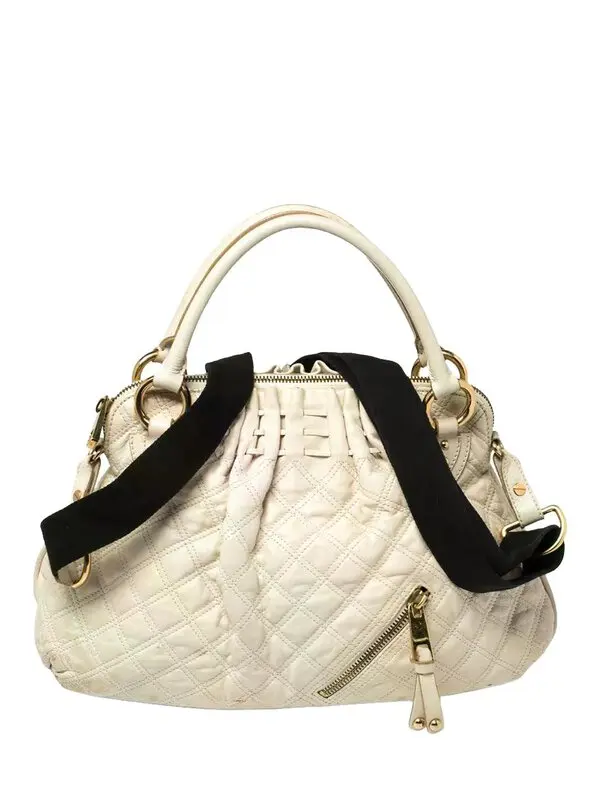 Marc Jacobs Cecilia Quilted Tote Bag - White