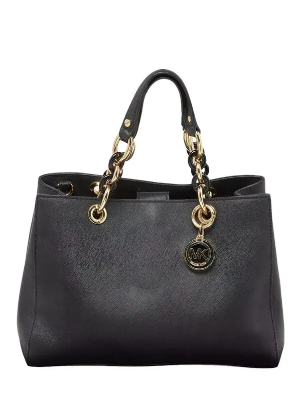 Michael Kors Saffiano Leather Tote Bag - Black