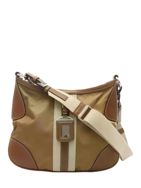 Prada 2000's Tessuto Shoulder Bag - Brown