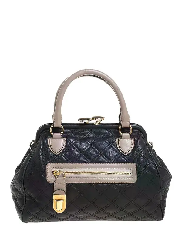 Marc Jacobs Quilted Leather Tote Bag - Black