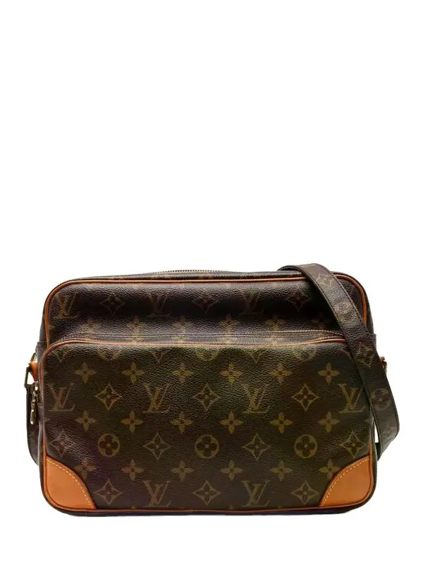 LOUIS VUITTON 2003 Monogram Nil Crossbody Bag - Brown