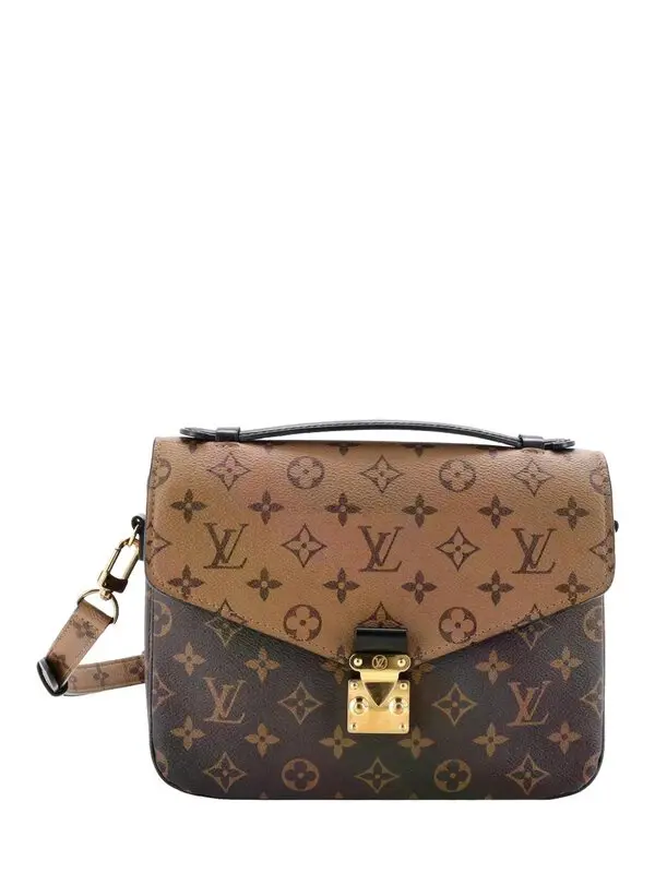 LOUIS VUITTON Pochette Metis Reverse Monogram Canvas Crossbody Bag - Brown