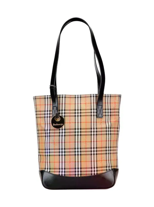 Burberry 20th Century Haymarket Check Tote Bag - Brown