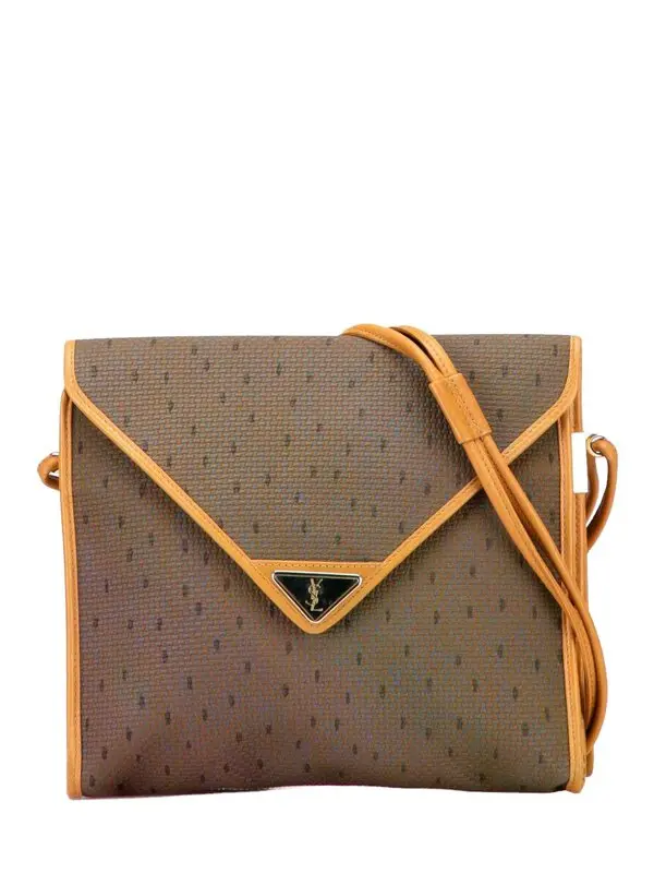 Saint Laurent 2000-2012 Flap Crossbody Bag - Brown