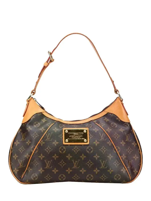 LOUIS VUITTON 2009 Monogram Thames Gm Shoulder Bag - Brown