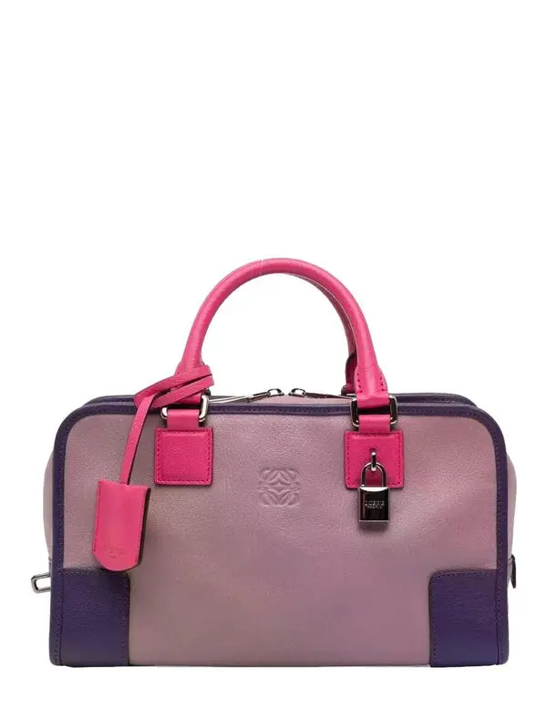 Loewe 2012 Tricolor Amazona 28 Handbag - Purple