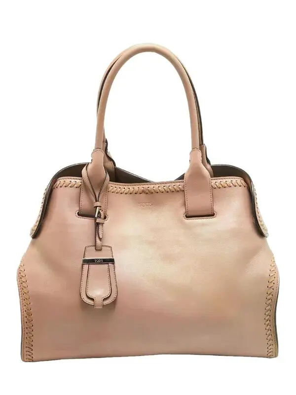 TOD'S Leather Tote Bag - Pink