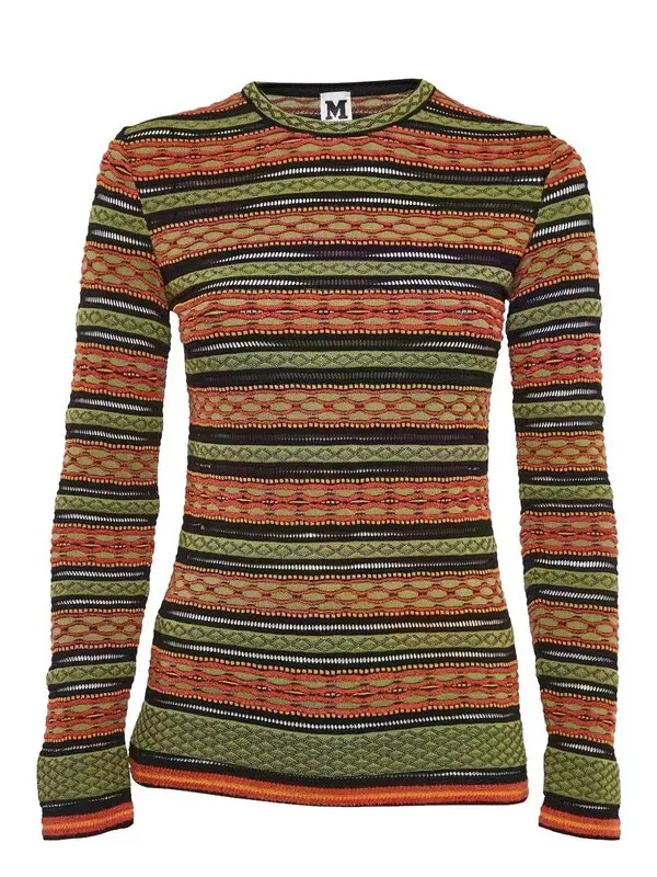Missoni Striped Jumper - Green