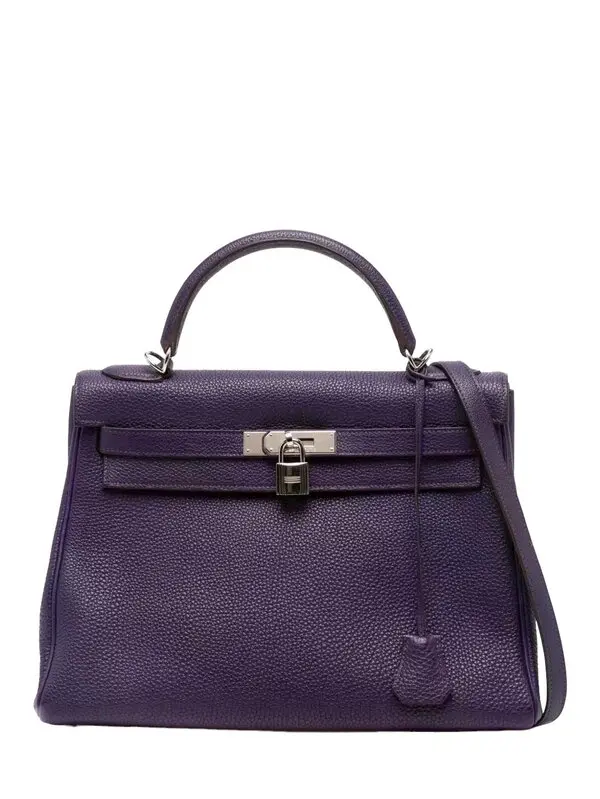 Hermès Kelly 32 Retourne Bag - Purple