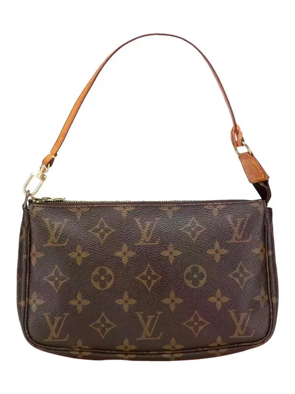 LOUIS VUITTON 2001 Monogram Pochette Accessoires - Brown