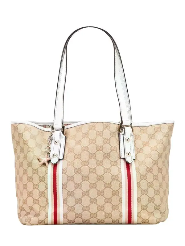 Gucci Gg Canvas Jolicoeur Tote - Brown