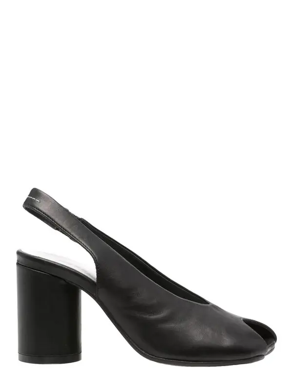 Maison Martin Margiela 100mm Slingback Calf-leather Pumps - Black