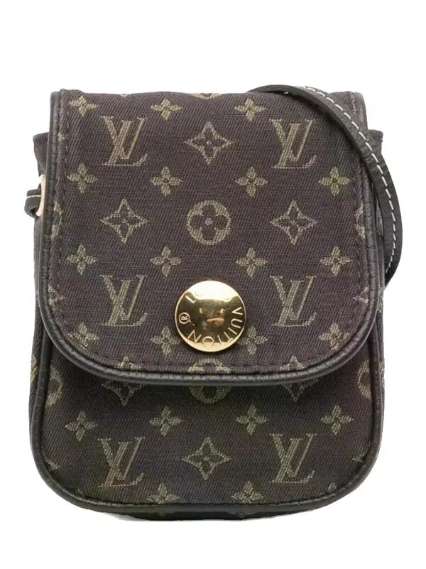 LOUIS VUITTON 2006-2025 Monogram Mini Lin Pochette Cancun - Brown