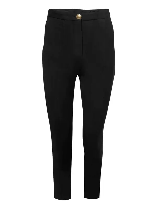Roberto Cavalli Vintage Button-closure Trousers - Black