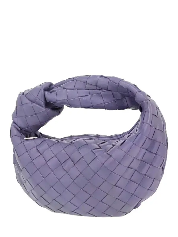 Bottega Veneta Intrecciato Mini Jodie Handbag - Purple
