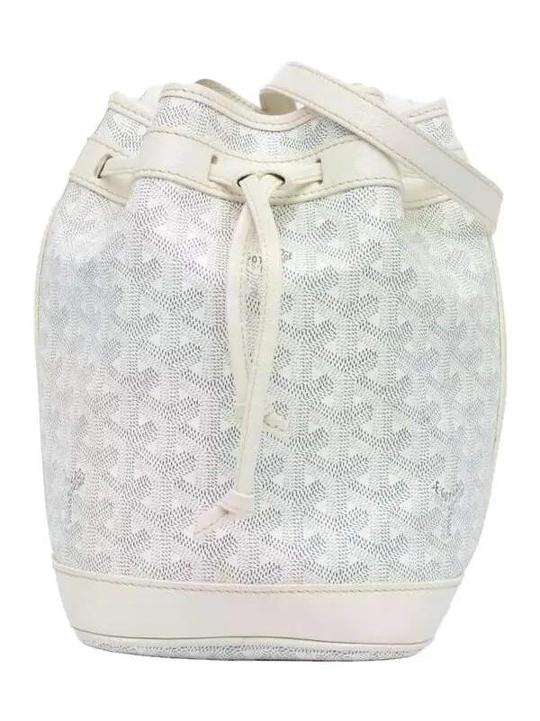 Goyard 2019 Petit Flot Bucket Bag - White