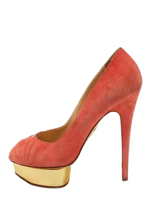 CHARLOTTE OLYMPIA 155mm Peep-toe Pumps - Pink