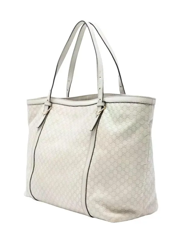 Gucci Microssima Nice Tote Bag - White