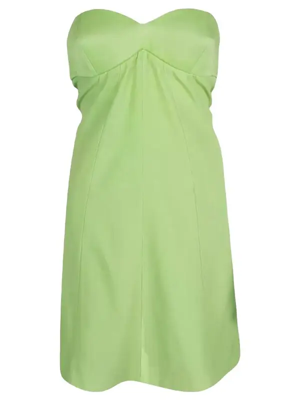 Emporio Armani Strapless Mini Dress - Green