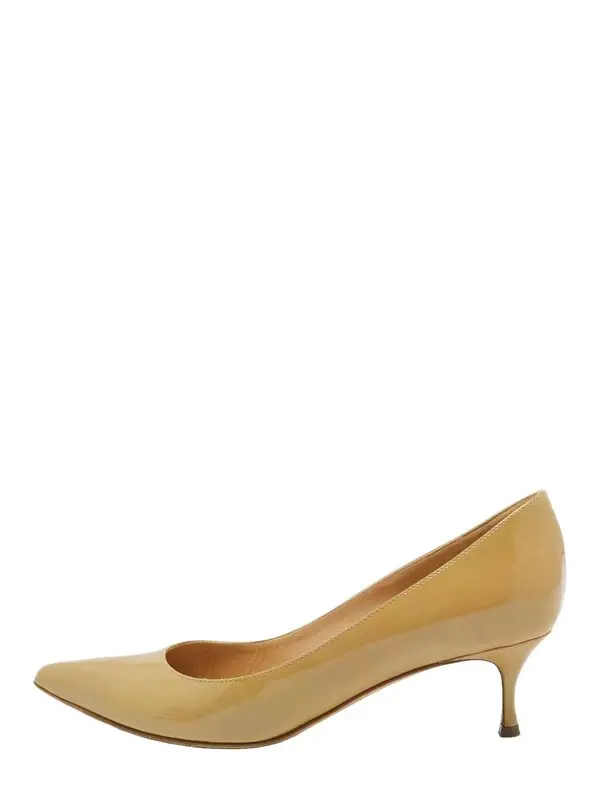 SERGIO ROSSI 50mm Leather Heeled Pumps - Neutrals