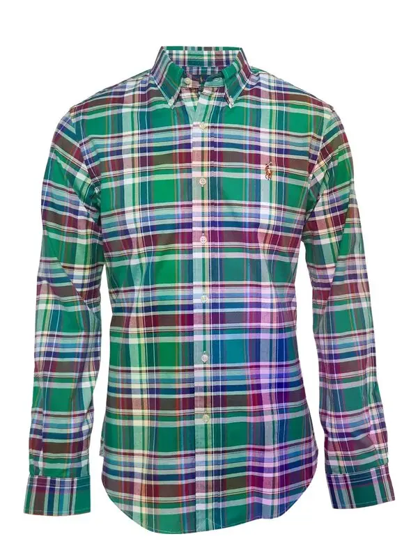 Polo Ralph Lauren Pre-owned Plaid-pattern Shirt - Green