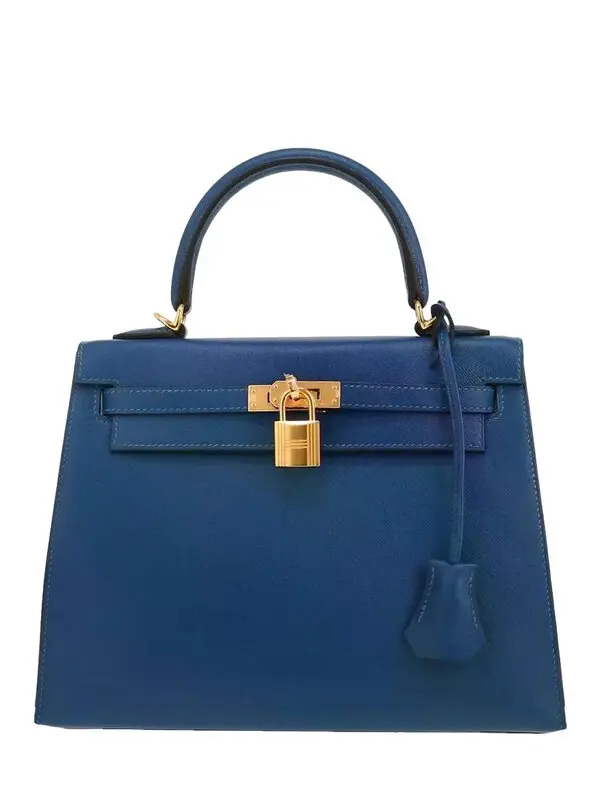 Hermès Kelly 25 Two-way Handbag - Blue