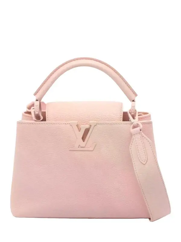 LOUIS VUITTON 2019 Capucines Bb Tote Bag - Pink