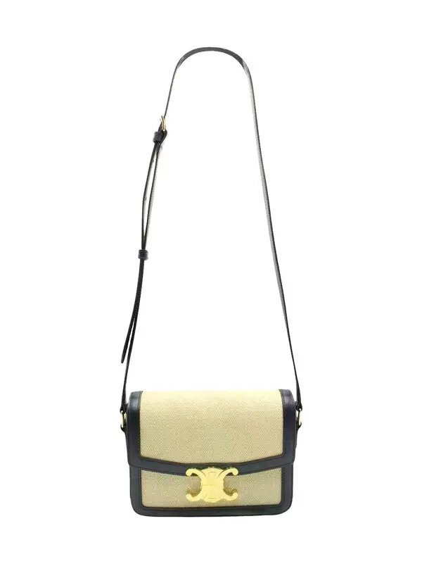 Celine Teen Triomphe Shoulder Bag - Neutrals
