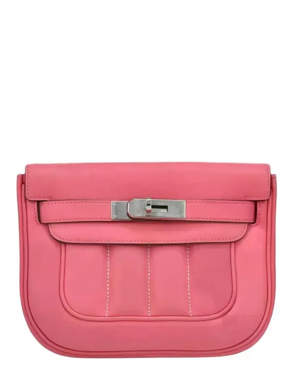 Hermès 2017 Small Berline Shoulder Bag - Pink