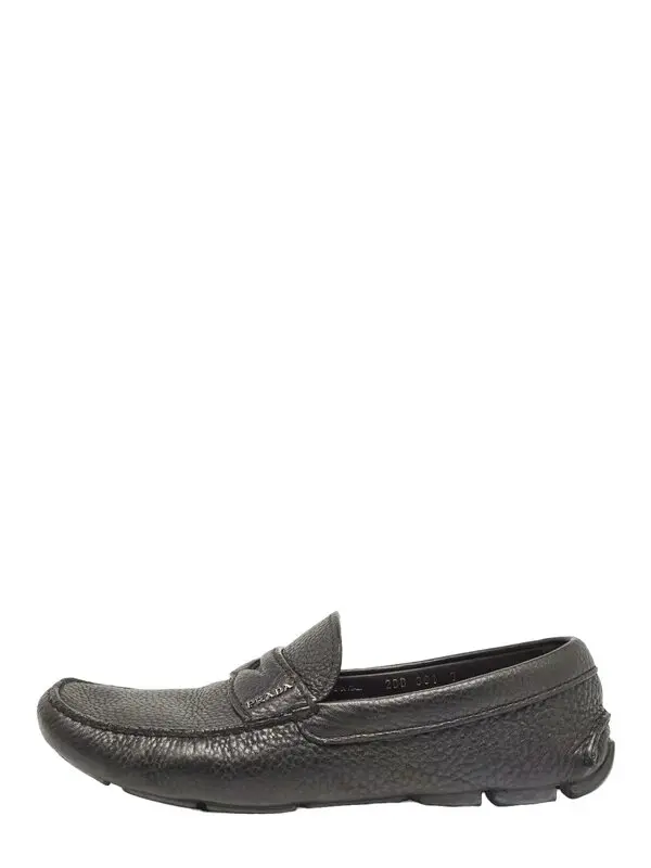 Prada Logo-lettering Loafers - Black