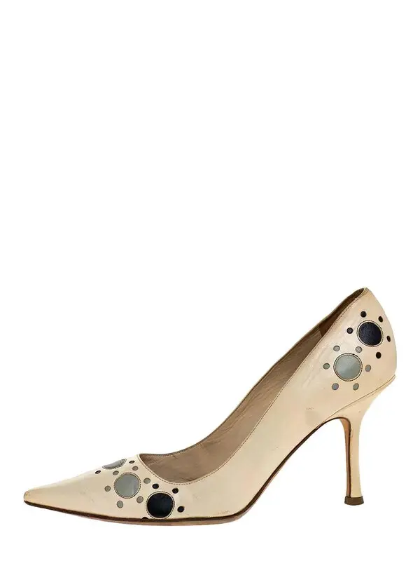 JIMMY CHOO 85mm Leather Pumps - Neutrals