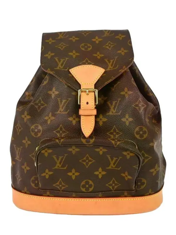 LOUIS VUITTON 2000 Monogram Montsouris Mm Backpack - Brown