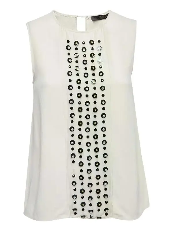 Max Mara 804776 Top - White