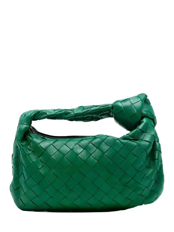 Bottega Veneta 2012-2025 Mini Nappa Intrecciato Jodie Hobo Bag - Green