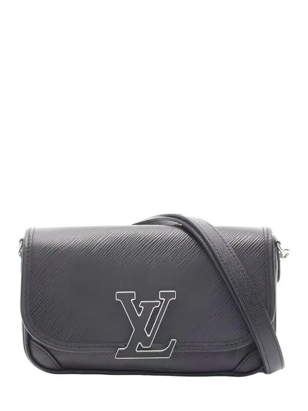 LOUIS VUITTON 2021s Epi Buci Nm Leather Shoulder Bag - Black