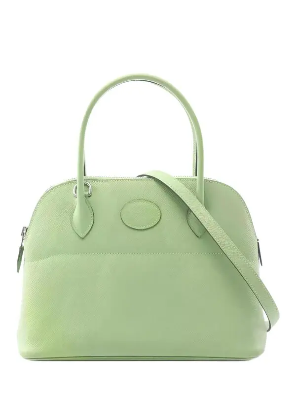 Hermès Bolide 27 Epsom-leather Handbag - Green