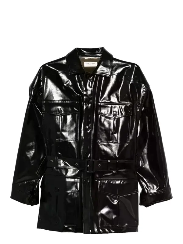 Saint Laurent Saharienne Jacket - Black
