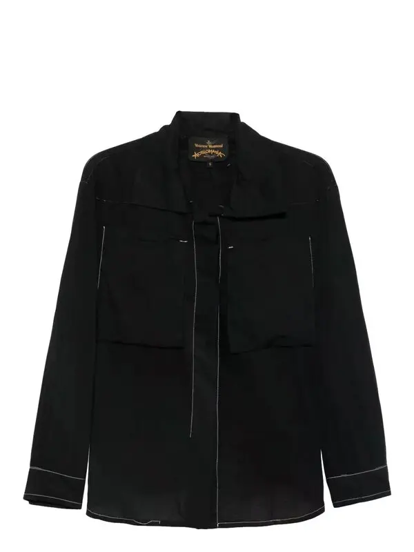 VIVIENNE WESTWOOD 2000s Cotton Shirt - Black