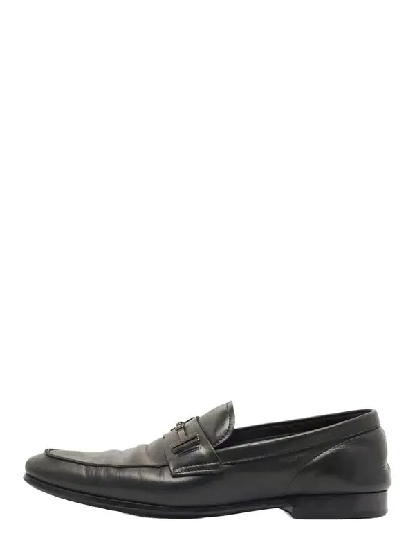 TOD'S Leather Loafers - Black