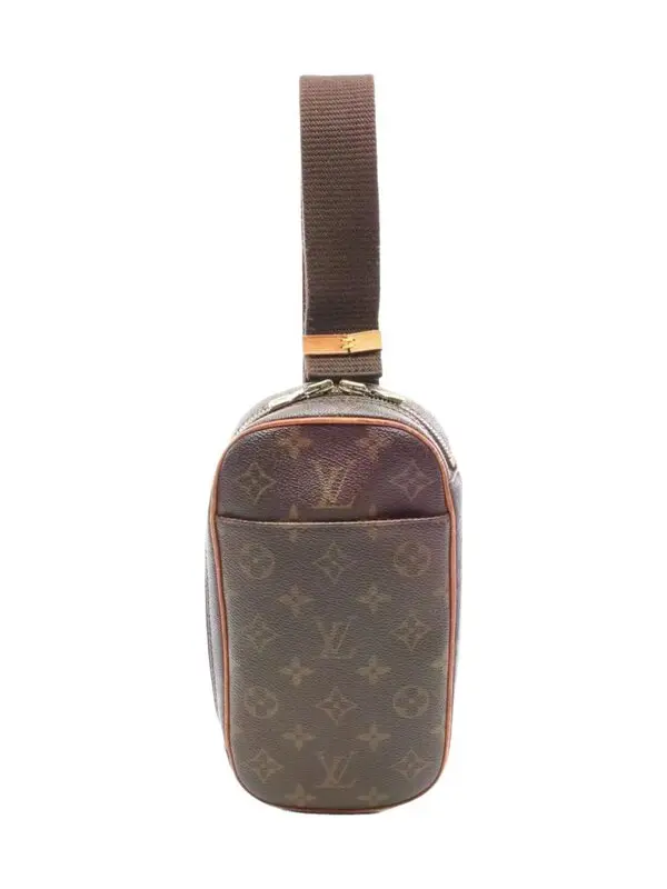 LOUIS VUITTON 2001 Ganju Monogram Cross Body Bag - Brown
