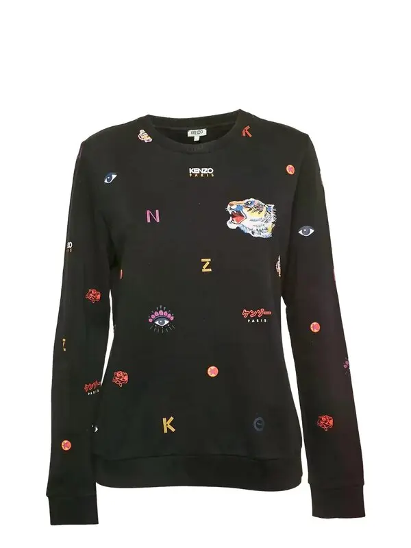 Kenzo Graphic-print Sweatshirt - Black