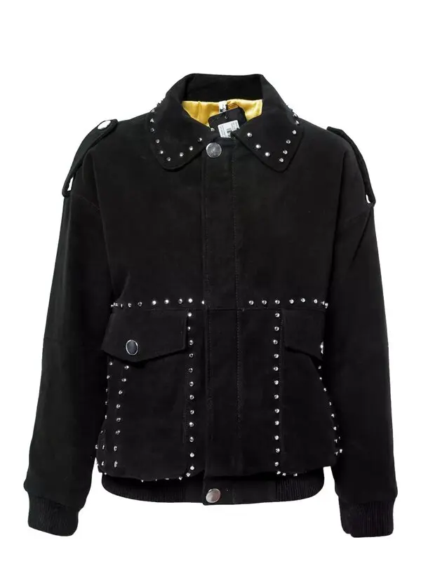 Faith Connexion Stud-embellished Jacket - Black