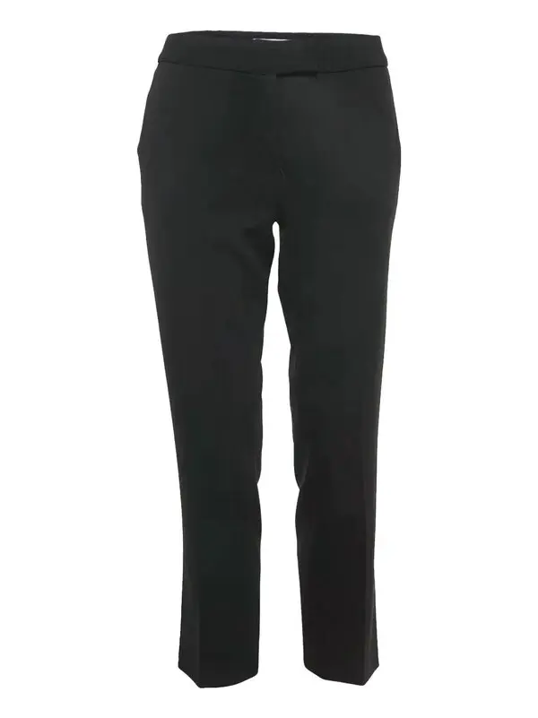 Moschino Crepe Tailored Trousers - Black